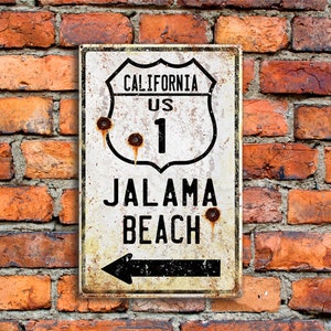 Personalized Metal Highway Sign With Bullet Holes Name State Highway ...