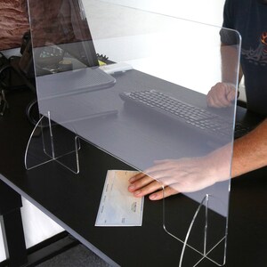 Acrylic Sneeze Guard, Desk Shield, Plexiglass Shield, Face Shield ...