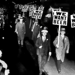 1932 WE WANT BEER Protest Against Prohibition 18th Amendment | Etsy