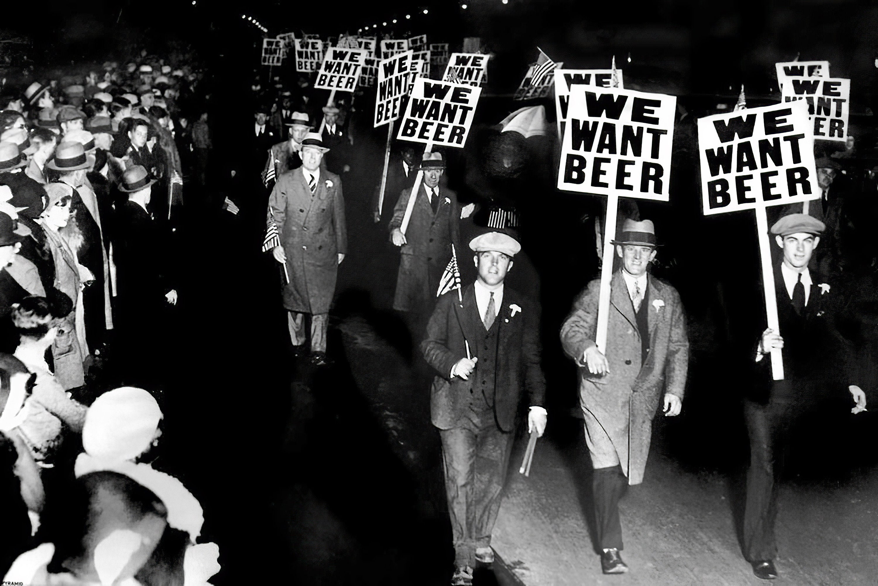 1932 WE WANT BEER Protest Against Prohibition 18th Amendment | Etsy
