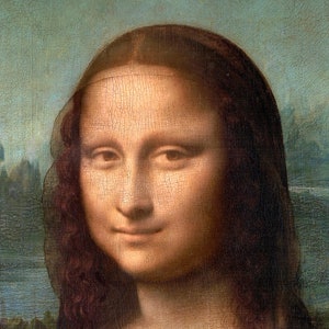 Mona Lisa by Leonardo Da Vinci Poster Famous Painting Portrait Print ...