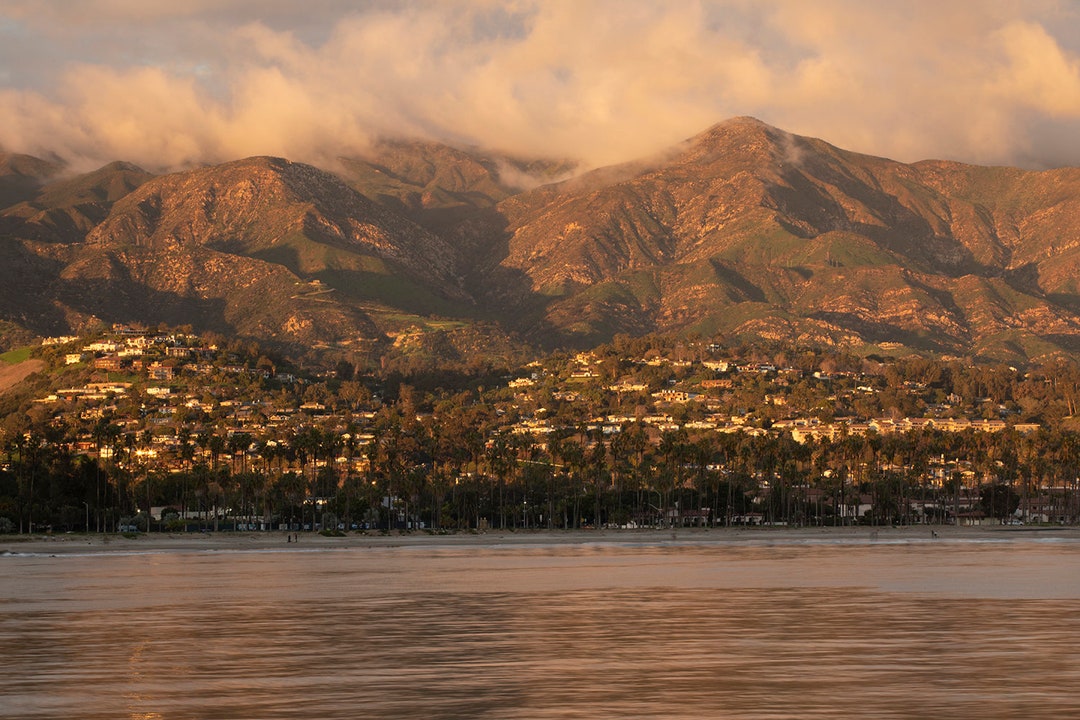 Santa Barbara Mountains Sunset by Dan Merkel Photography Print Poster ...