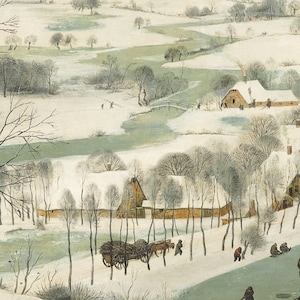 The Hunters in the Snow Painting by Pieter Bruegel the Elder, Northern ...