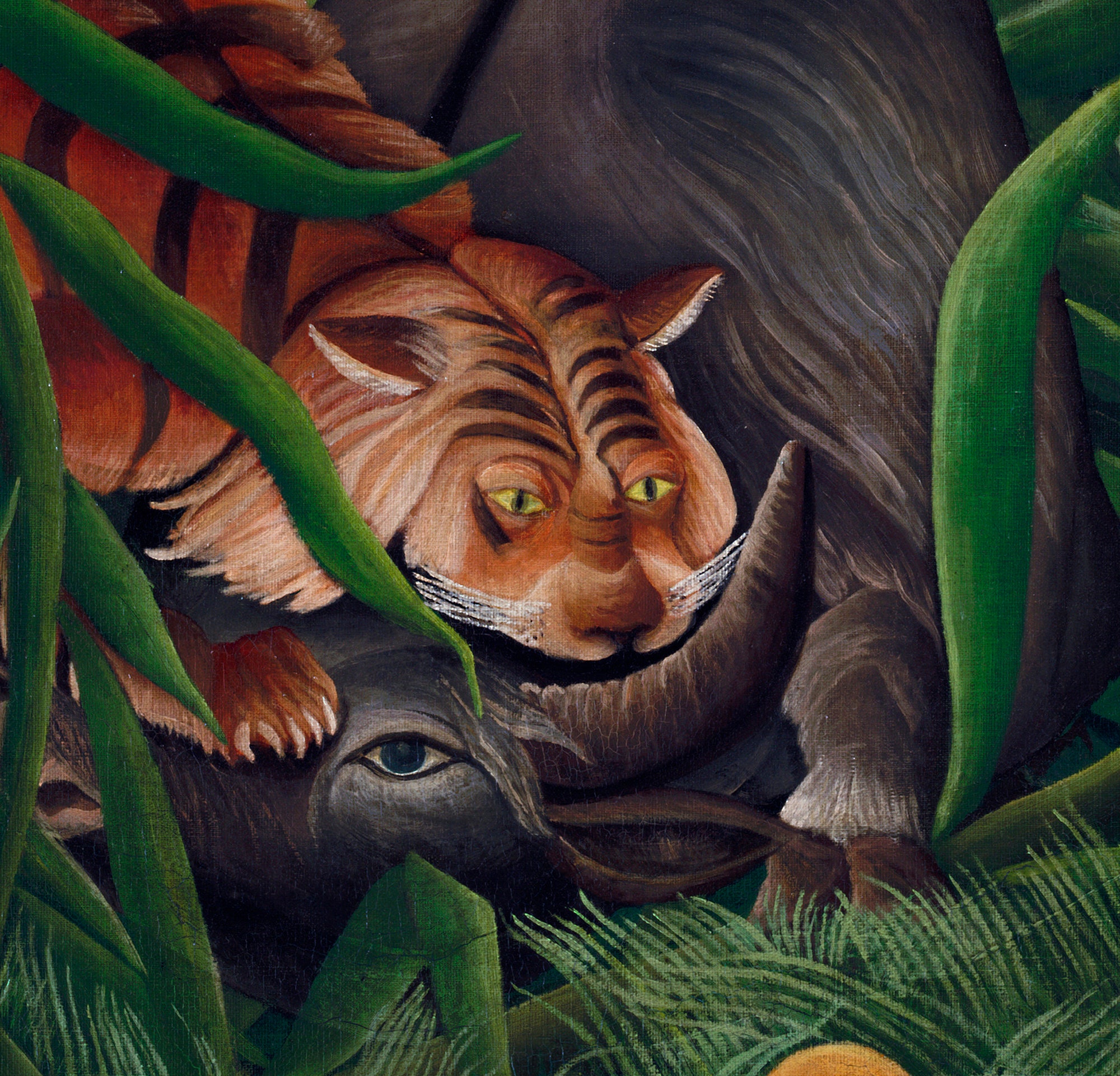 Henri Rousseau Paintings Tiger