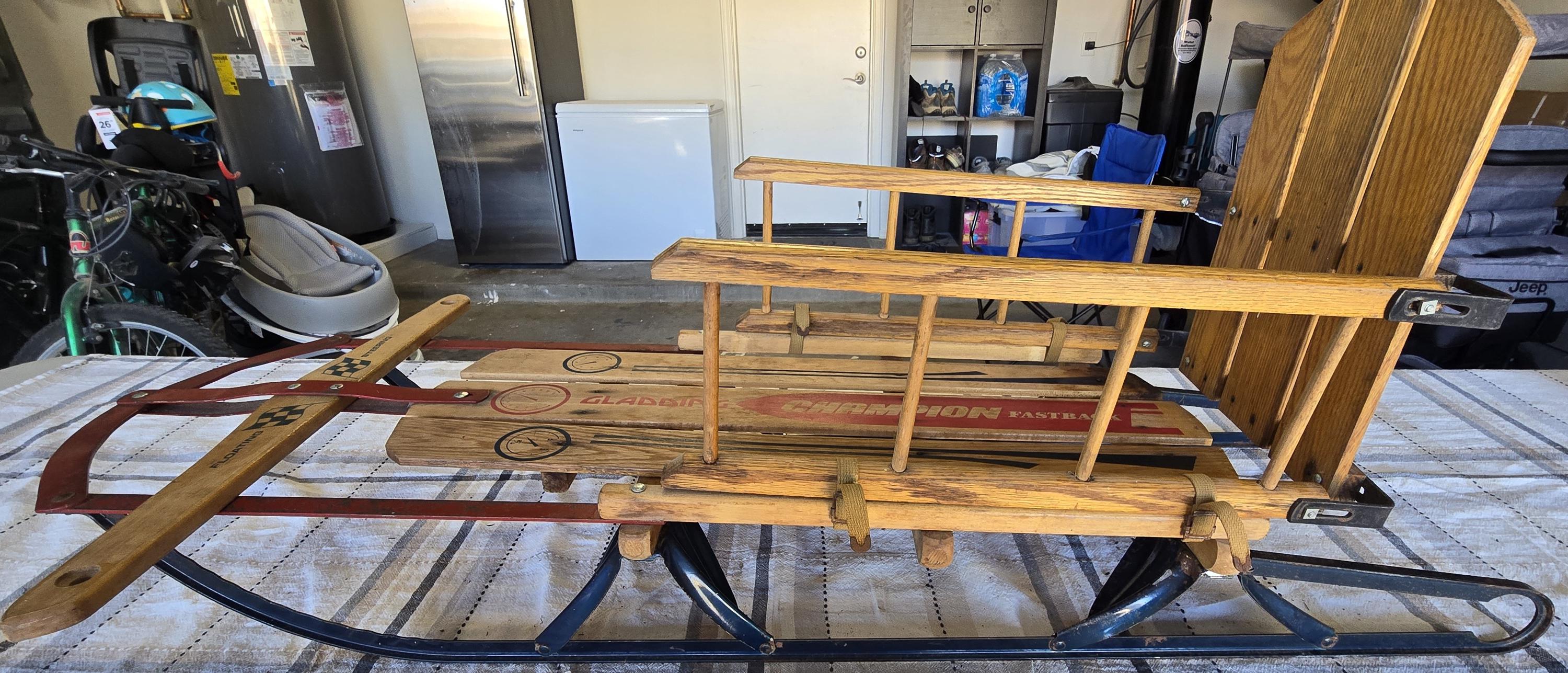 Gladding Champion Fastback Sled 1980s - Etsy