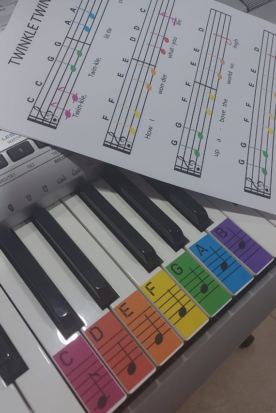 Printable Color Coordinated Notes With Mary Had a Little Lamb - Etsy