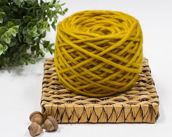 Super Bulky Yellow Yarn - Etsy