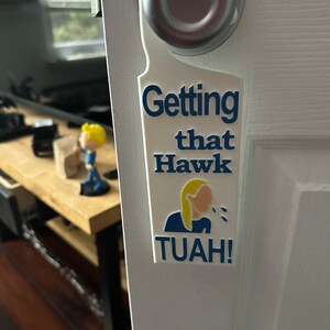 Hawk Tuah Door Hanger - Etsy