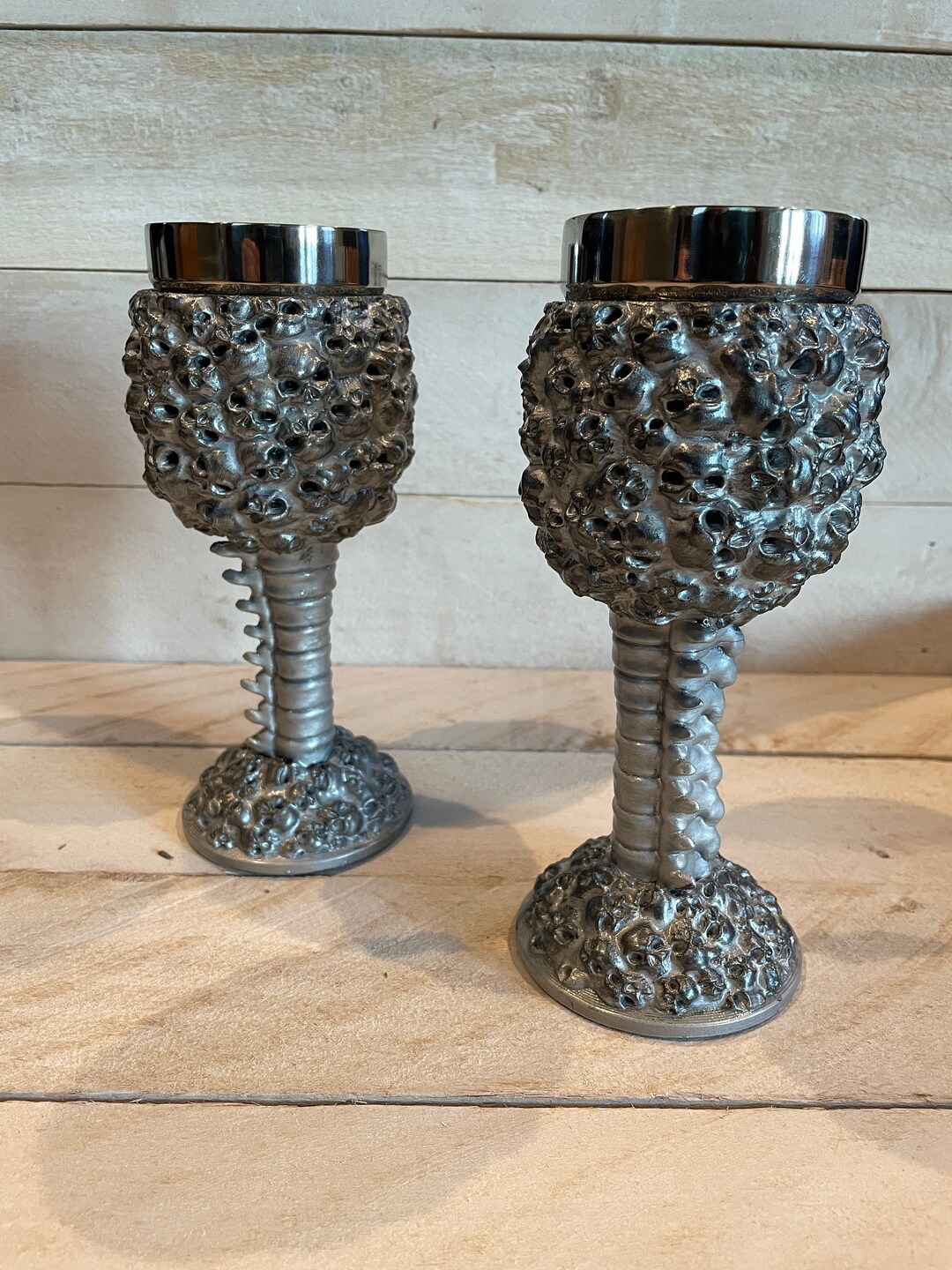 Skull Chalice With Stainless Steel Insert - Etsy