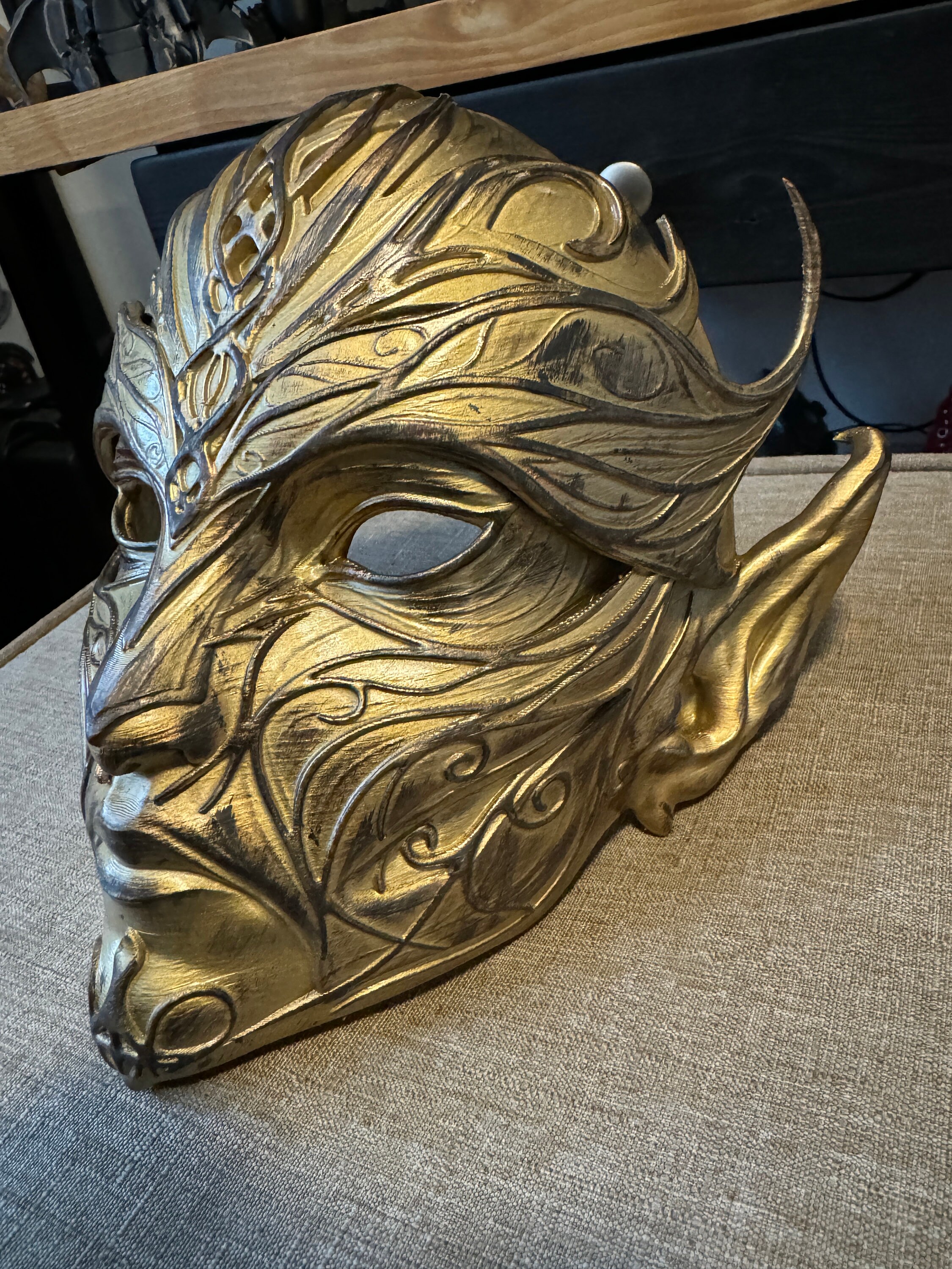 Dark Elf Mask - Etsy