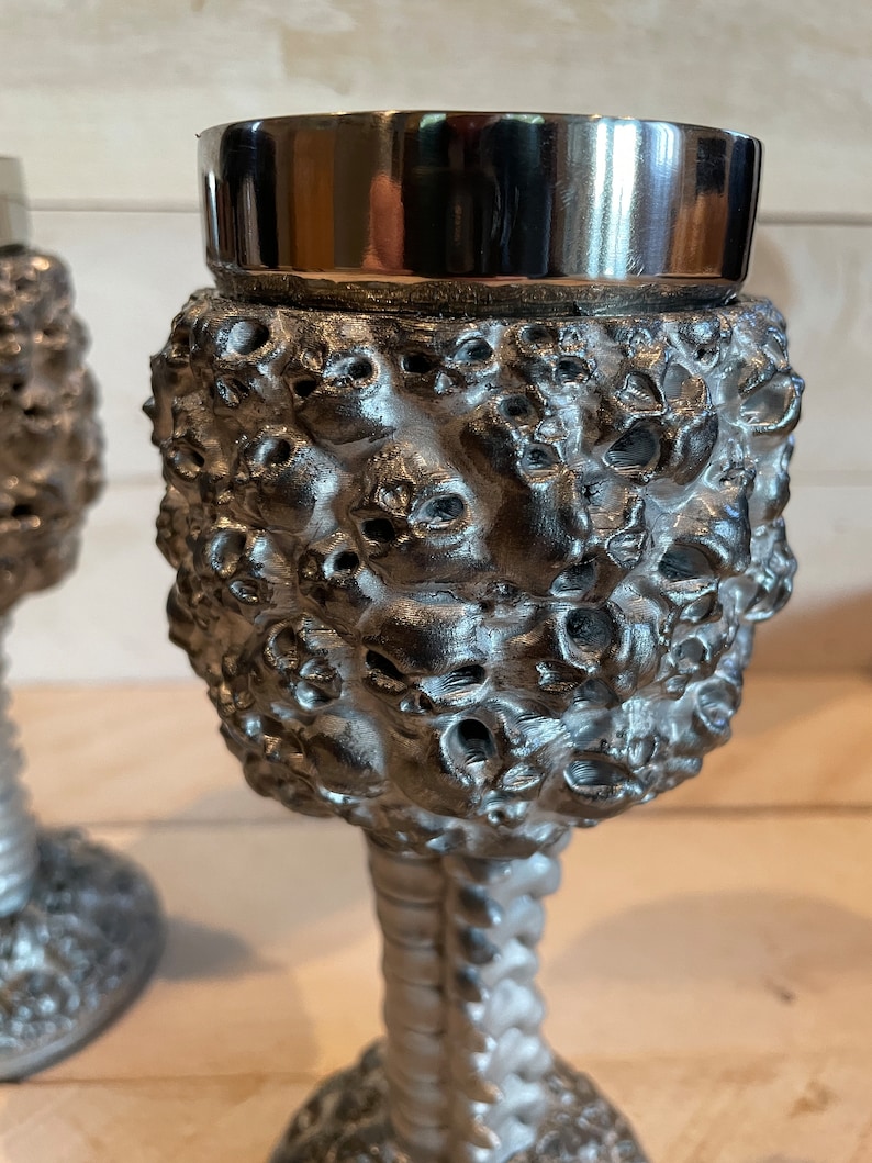 Skull Chalice With Stainless Steel Insert - Etsy