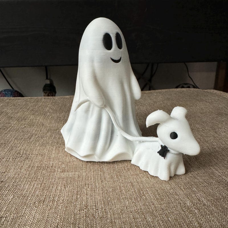 Ghost Walking Dog Statue - Etsy