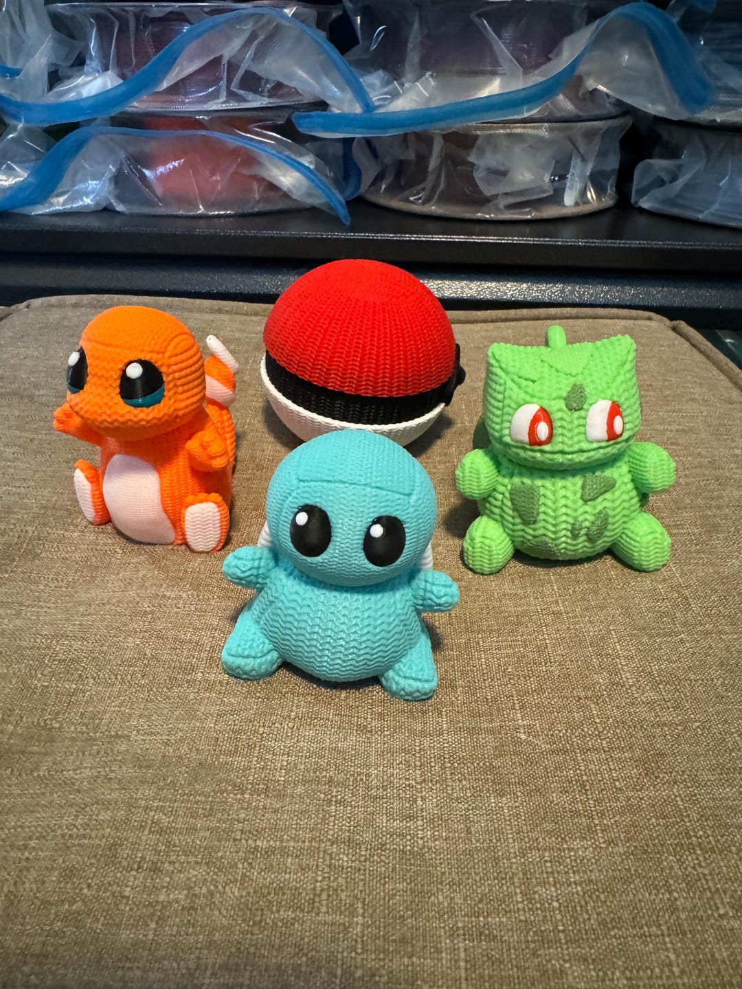 Knitted Pokemon Starter Bundle - Etsy