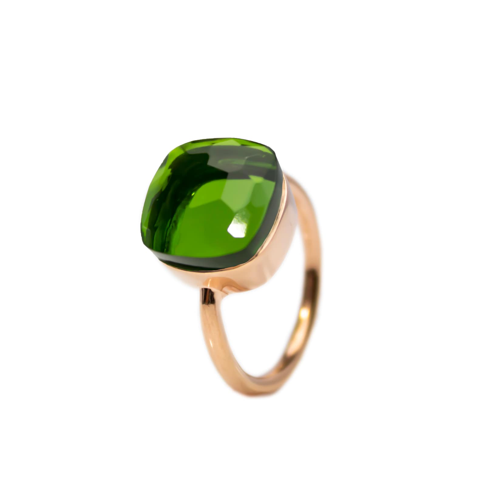 Peridot Ring Large - Peridot Quartz Green Ring - August Birthstone ...