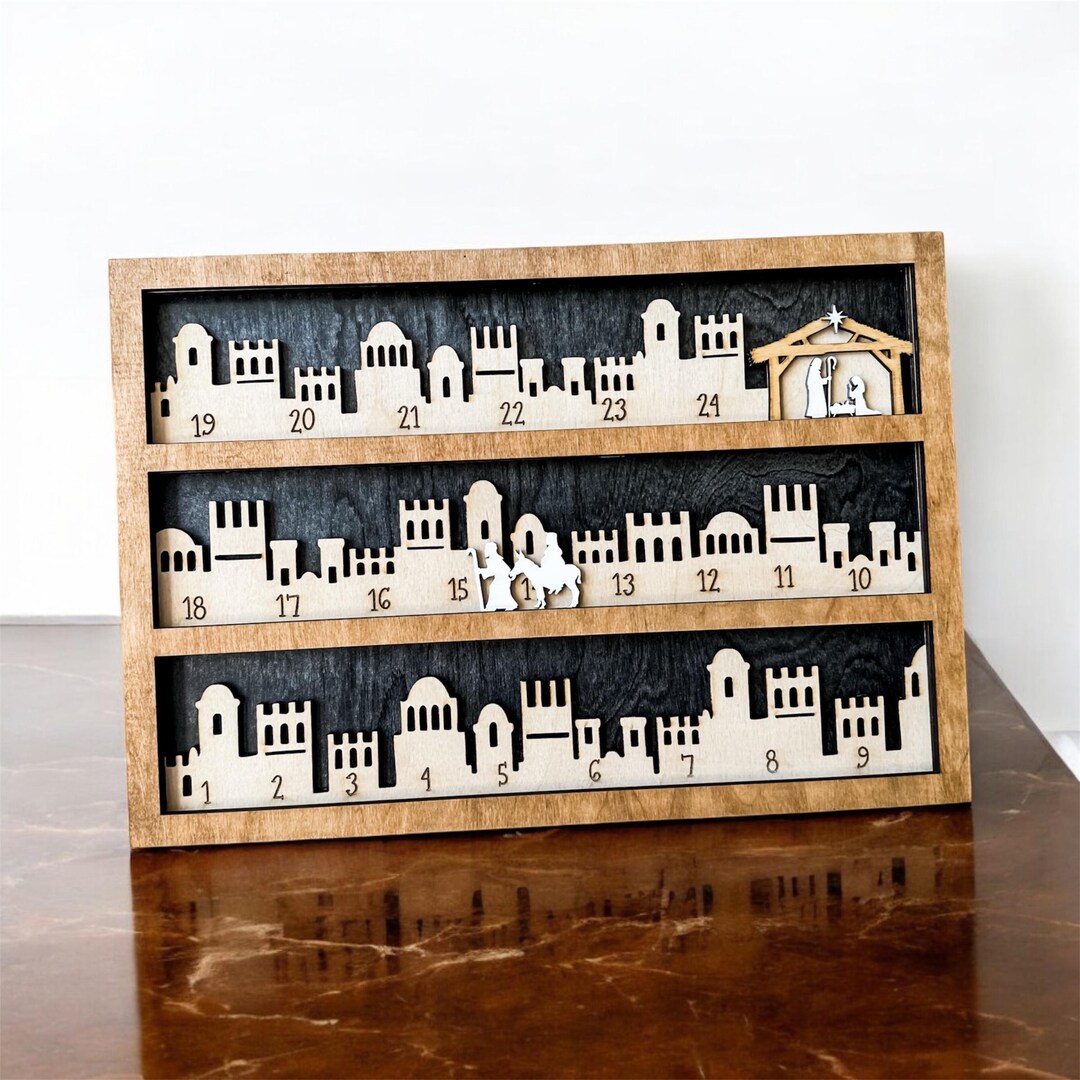 Nativity Countdown to Christmas // Advent Calender - Etsy