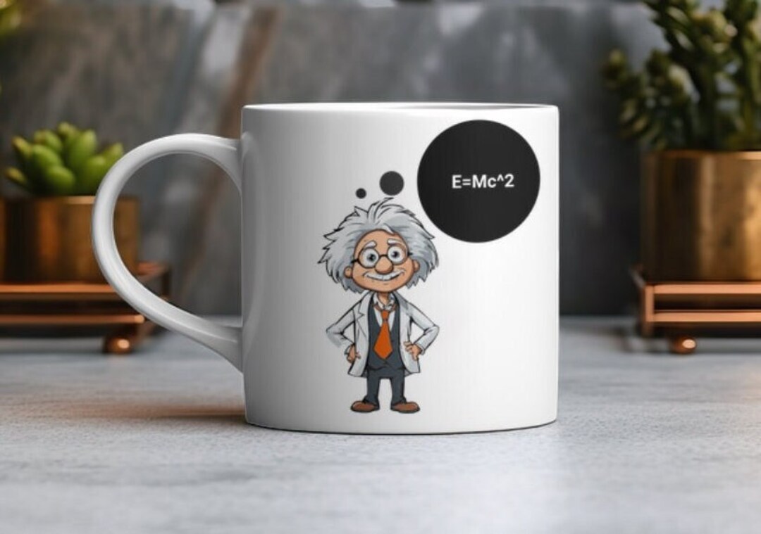 Albert Einstein Coffee Mug Best Father's Day Gift Perfect Math ...