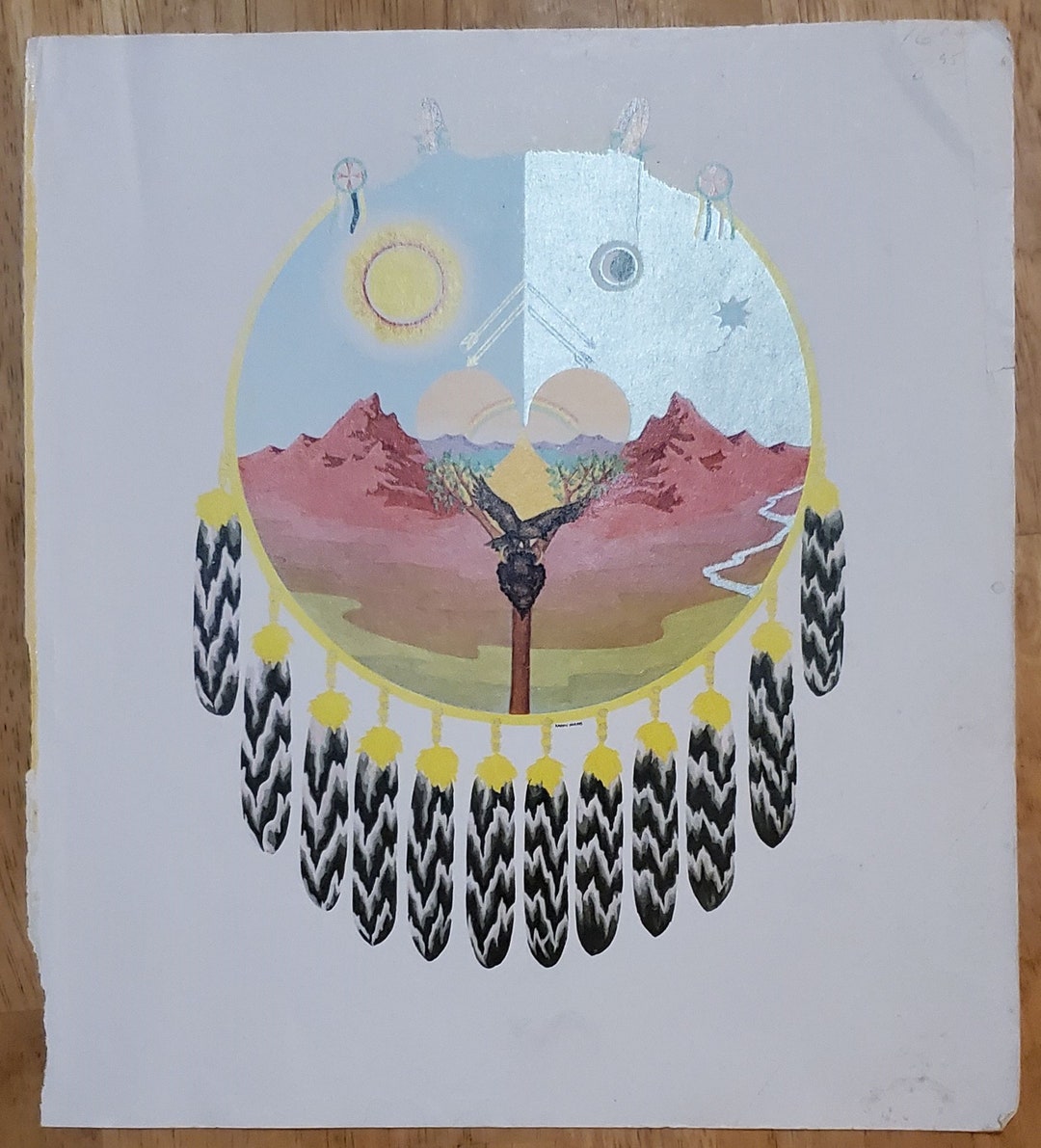 Indian Shaman Style “personal Shield” Art Bookplate IS1 - Etsy