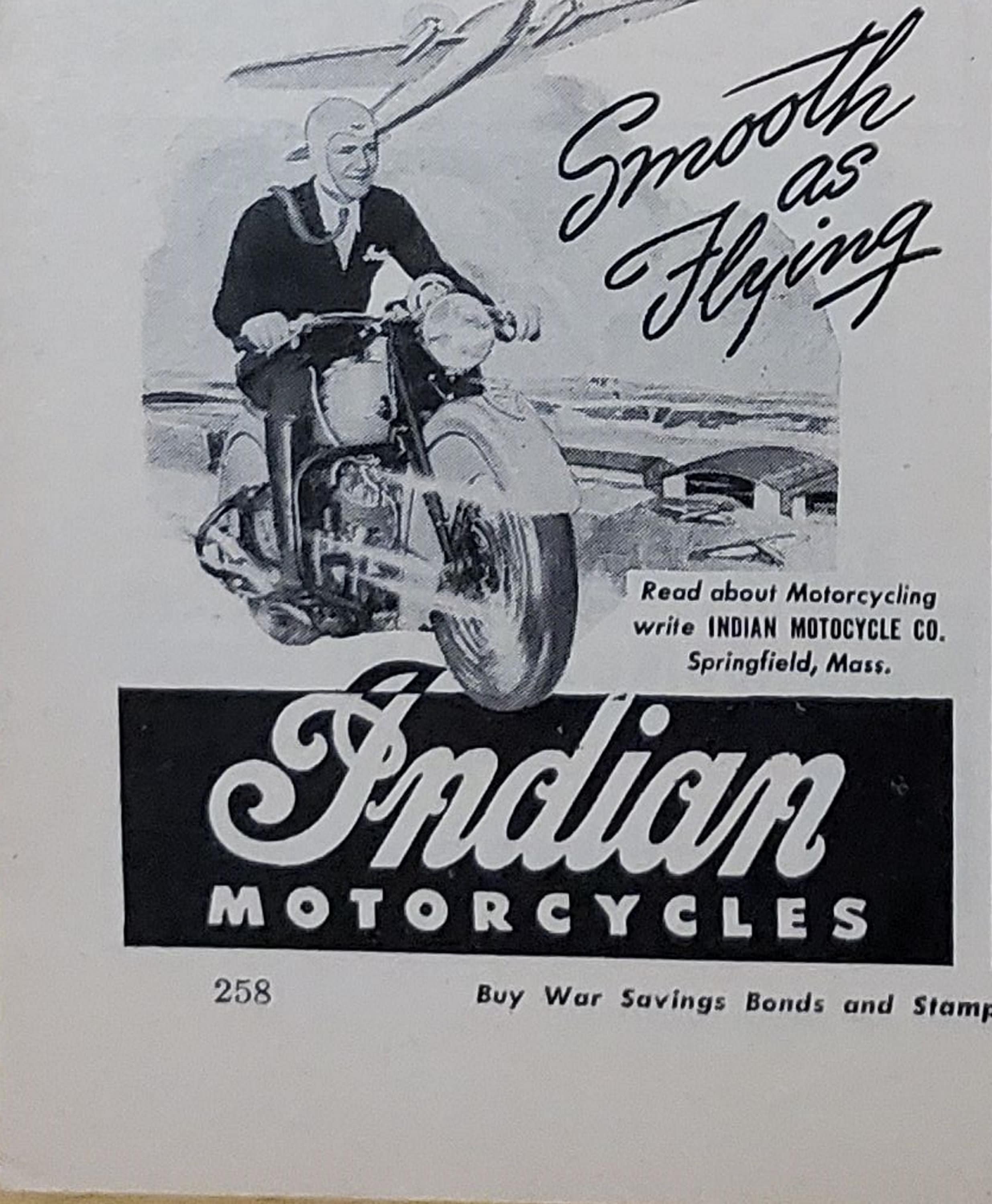 Vintage Indian Motorcycles Ads