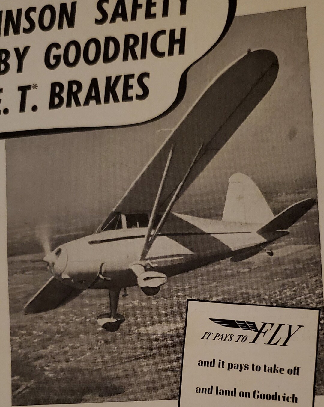 1940 STINSON 105 Airplane Advertisement 1B26-1 - Etsy