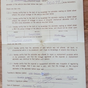 ORIGINAL 1980 DODGE SWEPTLINE Pickup Glove Box Document Collection DTL1 ...