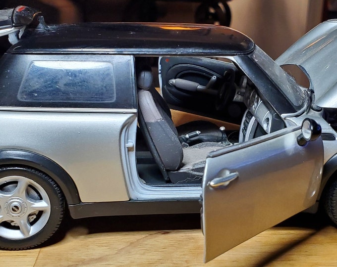 Maisto Mini Cooper 1/18 Silver Diecast Model Car. 3 - Etsy