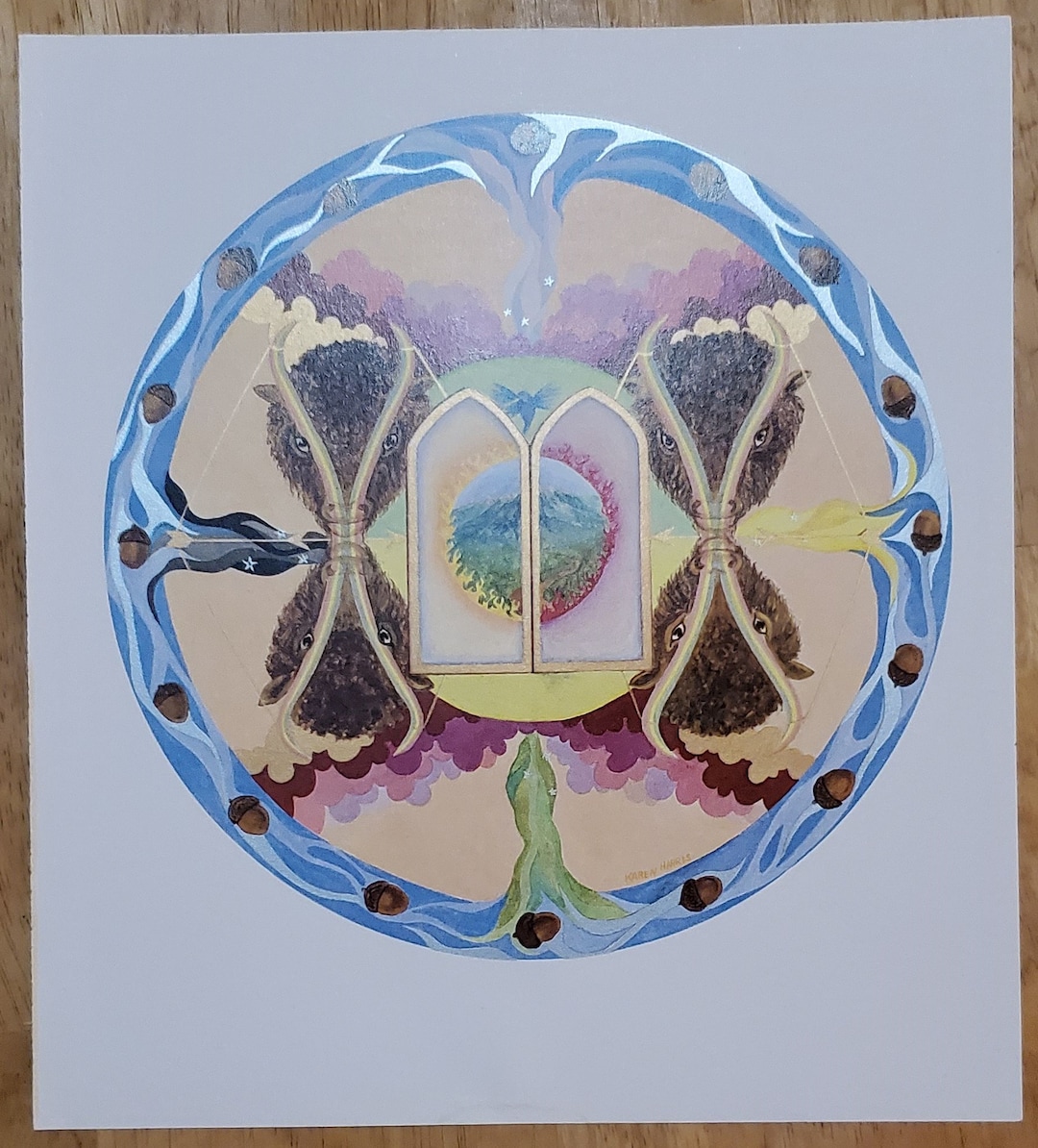 Indian Shaman Style “personal Shield” Art Bookplate IS5 - Etsy