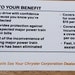 ORIGINAL 1980 DODGE SWEPTLINE Pickup Glove Box Document Collection DTL1 ...