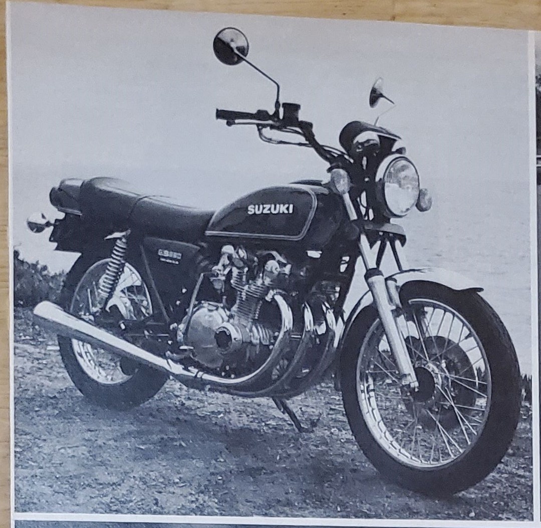 1977 SUZUKI GS550 Motorcycle Road Test From Cycle World 1MC32 - Etsy