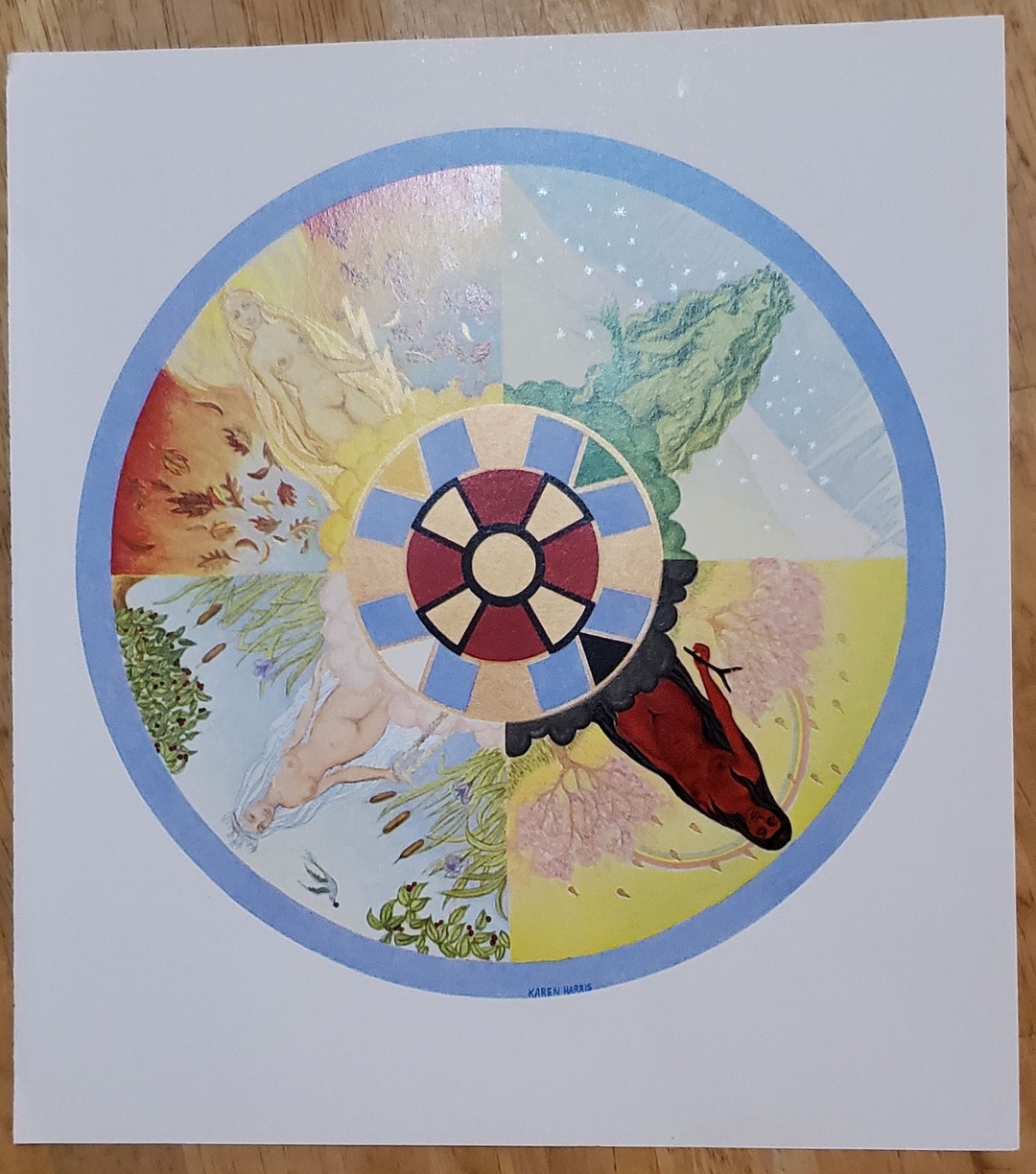 Indian Shaman Style “personal Shield” Art Bookplate IS7 - Etsy