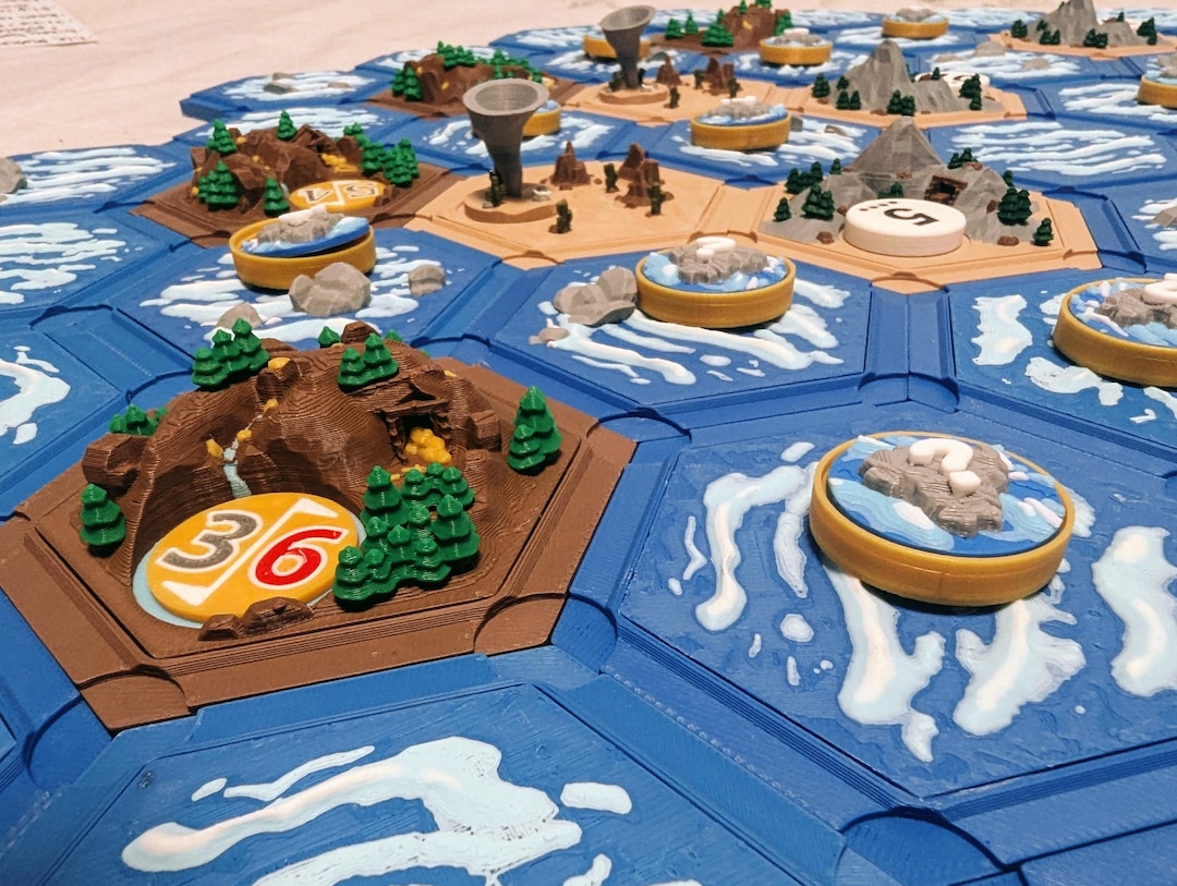 3D Settlers of Catan Seafarers Upgrade Set | Deluxe Magnetic Version ...