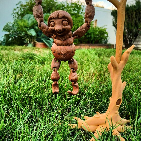 3d Printed Sloth Toy - Etsy