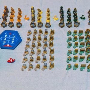 3D Settlers of Catan Cities & Knights Upgrade Set | Deluxe Magnetic ...