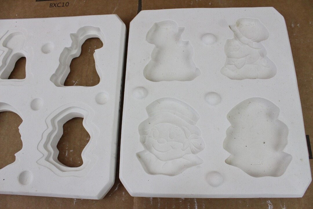 Ceramic Slip Mold 2 Piece Clown Girl Small Box Circus Kelly 637 Cast ...