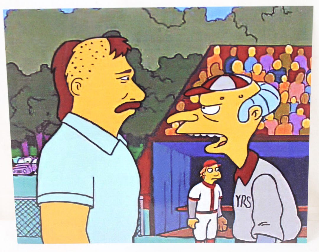 Don Mattingly Simpsons Yankees Photo Picture 8X10 Softball Episode Trim ...
