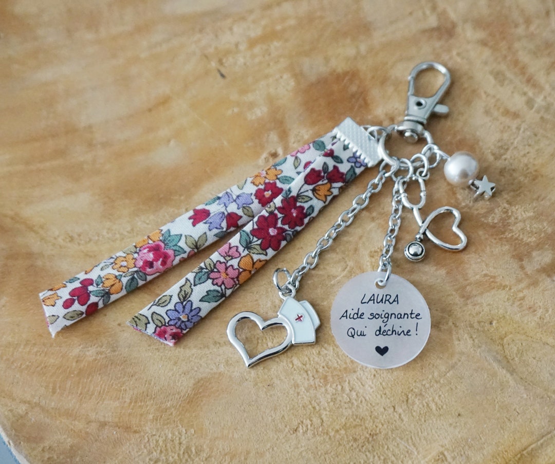 "awesome Caregiver" Customizable Key Ring - Gift for Nurse, Midwife ...