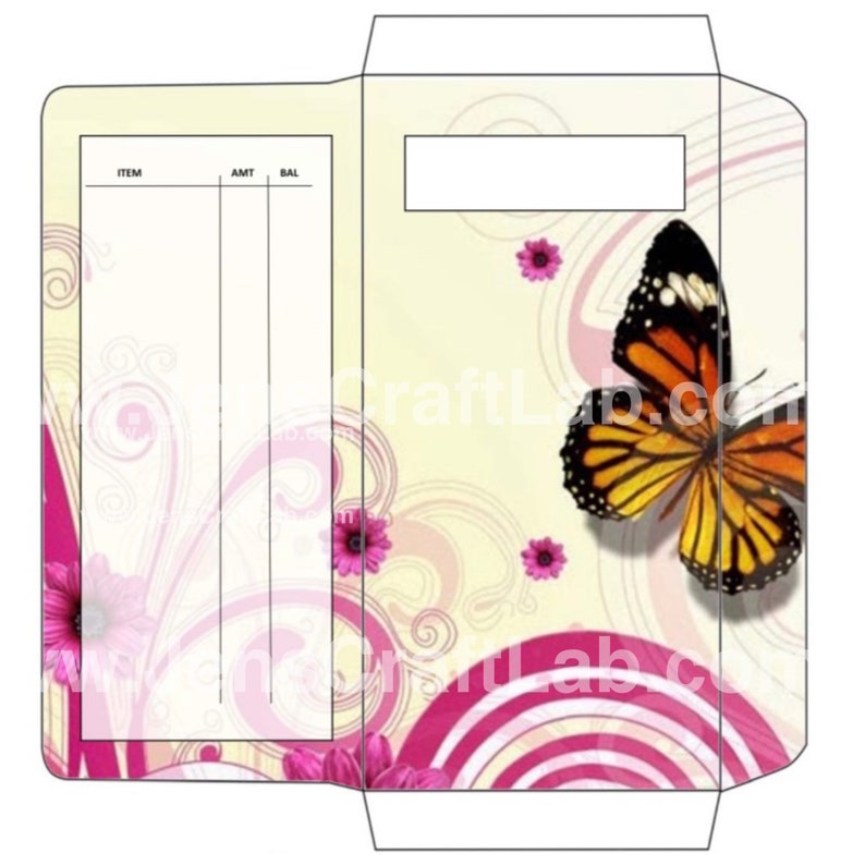 Cash Envelope Design Set - Fantasy Wings (digital Download) - Etsy