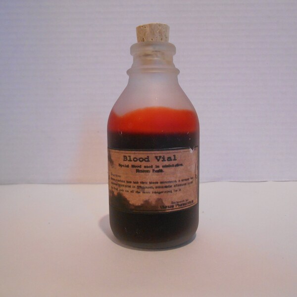 Vial of Blood - Etsy