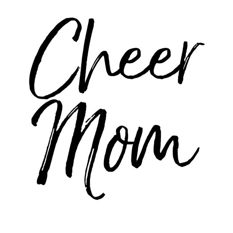 Cheer Mom PNG File - Etsy