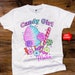 Personalized Rainbow Candy Girl T-shirt, Sweet Tooth, Sweets Candies ...