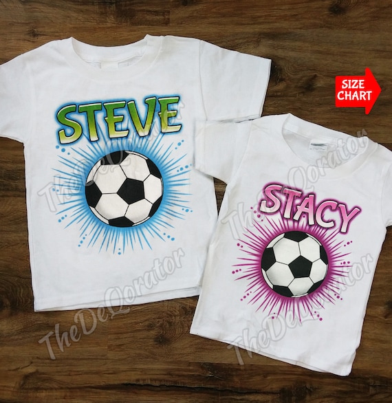 Personalized Soccer Ball Matching T-shirt Soccer Goalie | Etsy