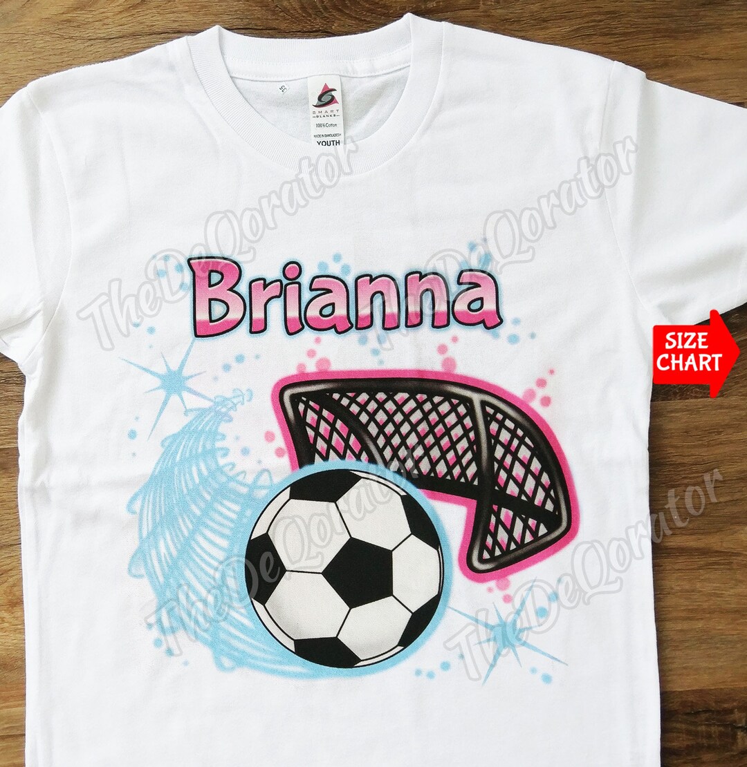 Personalized Soccer Ball T-shirt, Soccer Goalie Graphic Tee, Game Day ...