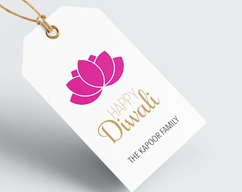EDITABLE PRINTABLE PERSONALIZED Happy Diwali Gift or Favor | Etsy
