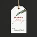 EDITABLE PRINTABLE PERSONALIZED Happy Holidays Gift or Favor - Etsy