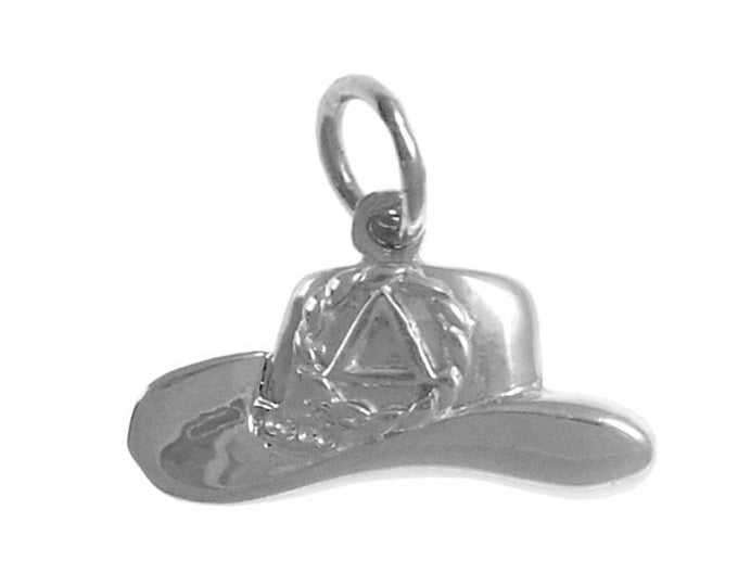 Alcoholics Anonymous Sterling Silver Pendant AA Recovery - Etsy