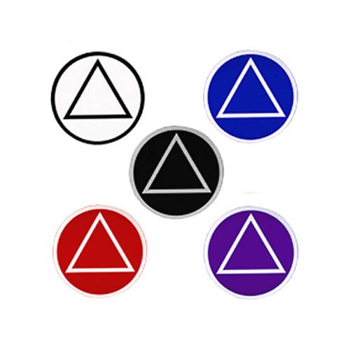 AA Symbol Key Tag Alcoholics Anonymous Anodized Aluminum Key - Etsy