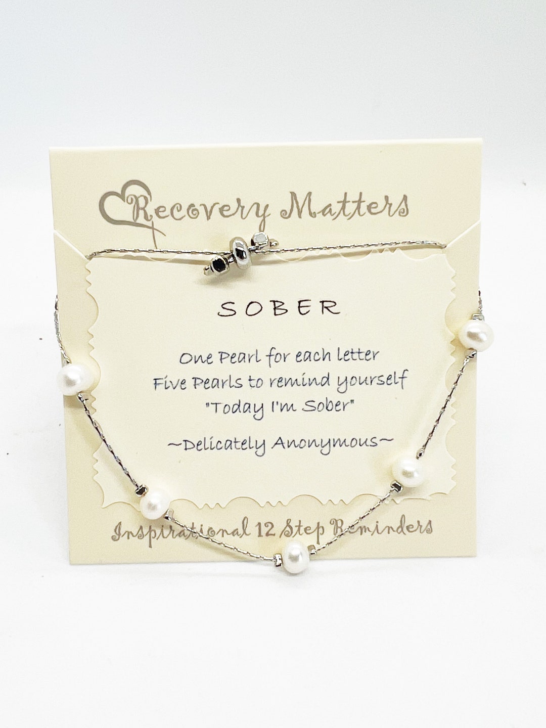 Sober Bracelet by Recovery Matters - Etsy