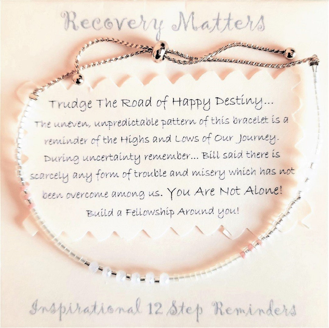 Recovery Bracelet, Happy Destiny, by Recovery Matters - Etsy