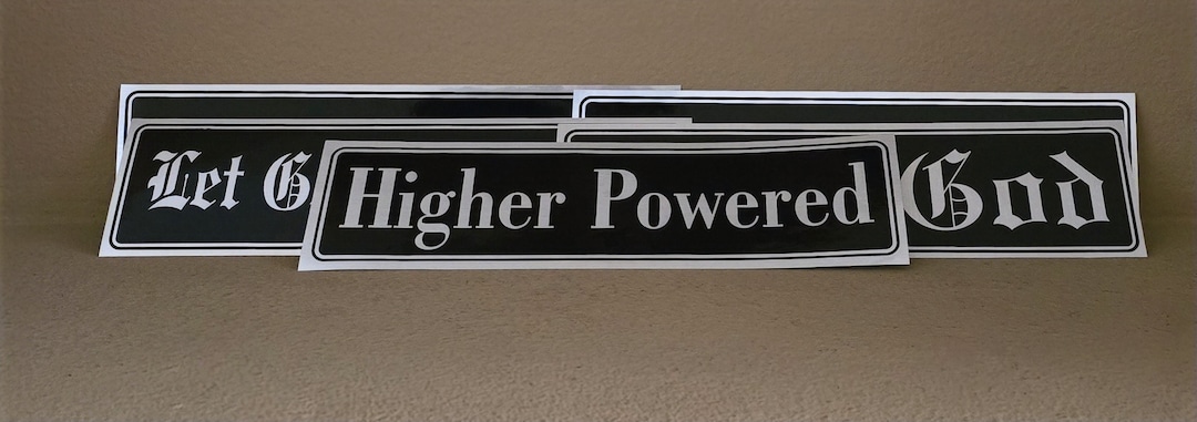 Bumper Stickers, God Centered Set of 5 - Etsy
