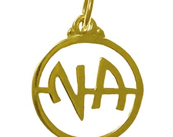 Narcotics Anonymous Jewelry, Clean Time Medallion, NA Token Pendant, 12 ...