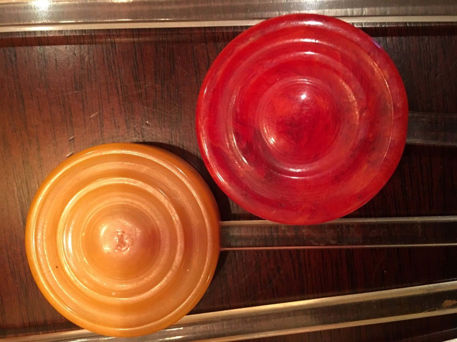 Vintage Bakelite Lollipop Twizzle Stick Stirrers - Butterscoth & Cherry ...